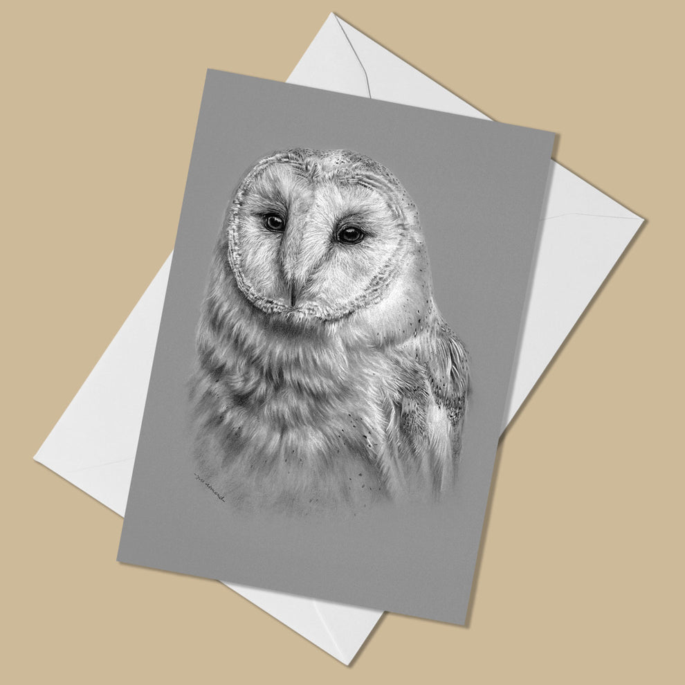 Barn Owl Greeting Card - Birthday Card - Tyto Alba – TheThrivingWild